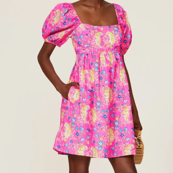 Lilly Pulitzer | Dresses | Lilly Pulitzer Proseco Pink Tigress Garden ...